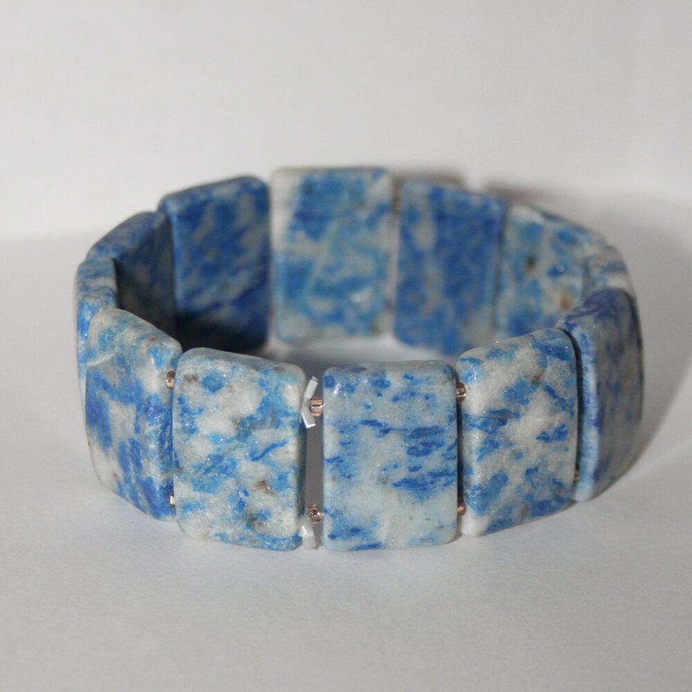 Жесткий браслет, лазурит
