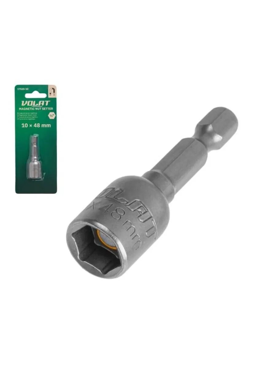 Волат Насадка шестигранная магнитная 10x48 мм 17520-10