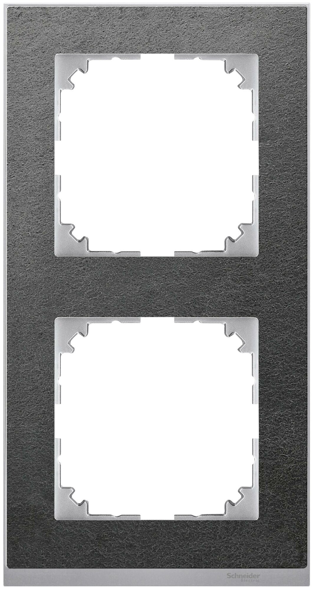 Рамка 2-ая M-Pure Decor Сланец/Цвет алюминия MTN4020-3669 Schneider Electric