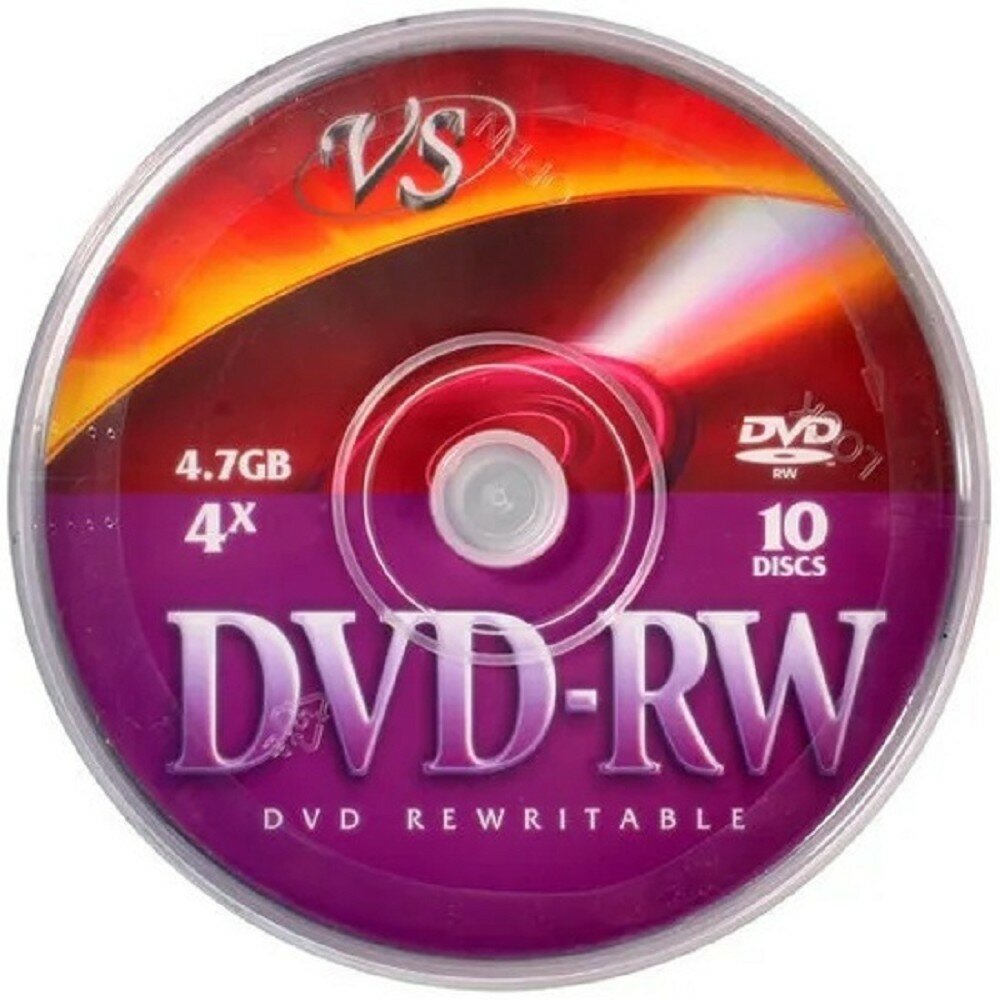 Оптический диск DVD+RW VS VSDVDRWCB1001 DVD+RW