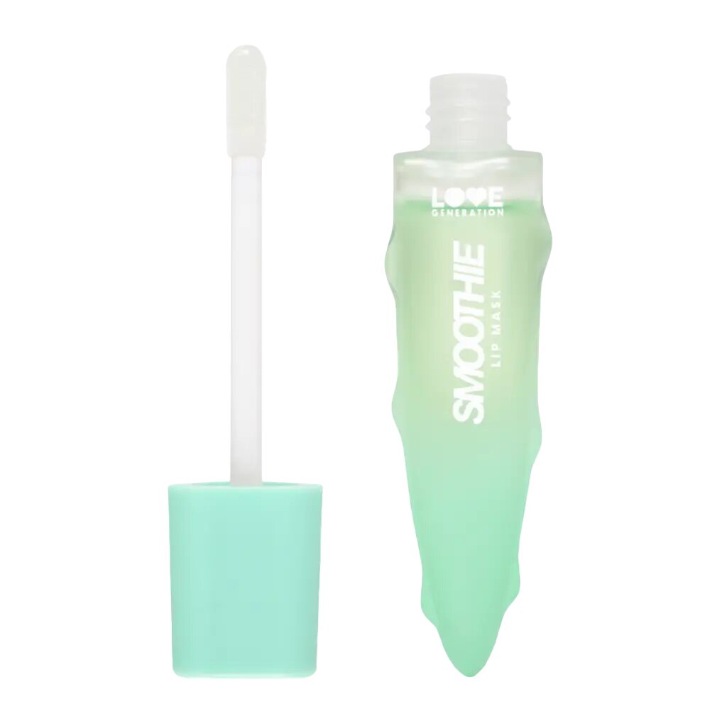Love Generation Маска для губ Lip Mask Smoothie тон 02 прозрачно-зеленый 6 мл 1 шт