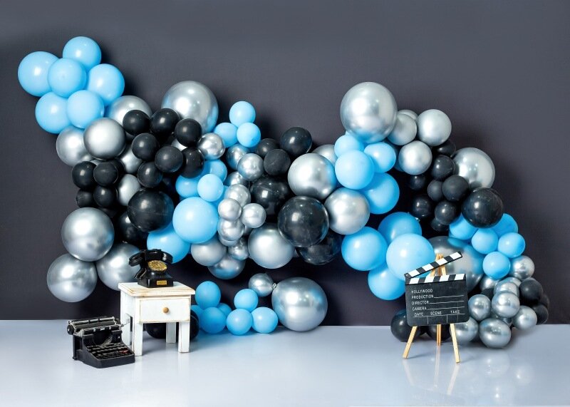 Зарубежная торговля Детский баннер на день рождения Фон для фотографий Детская ванночка Украшение на сто дней Зарубежная торговля Висячая ткань