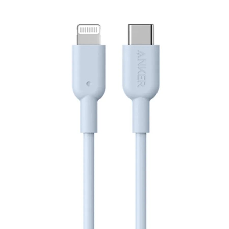 Кабель Anker PowerLine II USB-C to Lightning Cable MFi 0.9m Blue (A8632632)