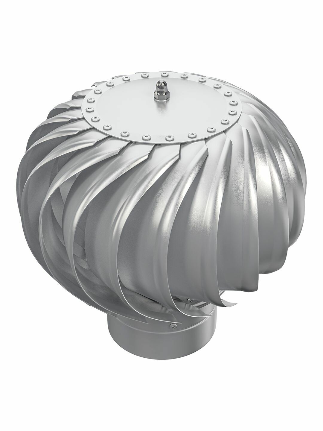 Турбодефлектор ТД фланец D250 оцинк. сталь ERA препятствует возникновению обратной тяги