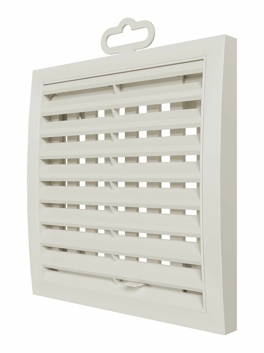 Решетка вентиляционная РРП разъемная регулируемая 150х150 пластик Ivory ERA