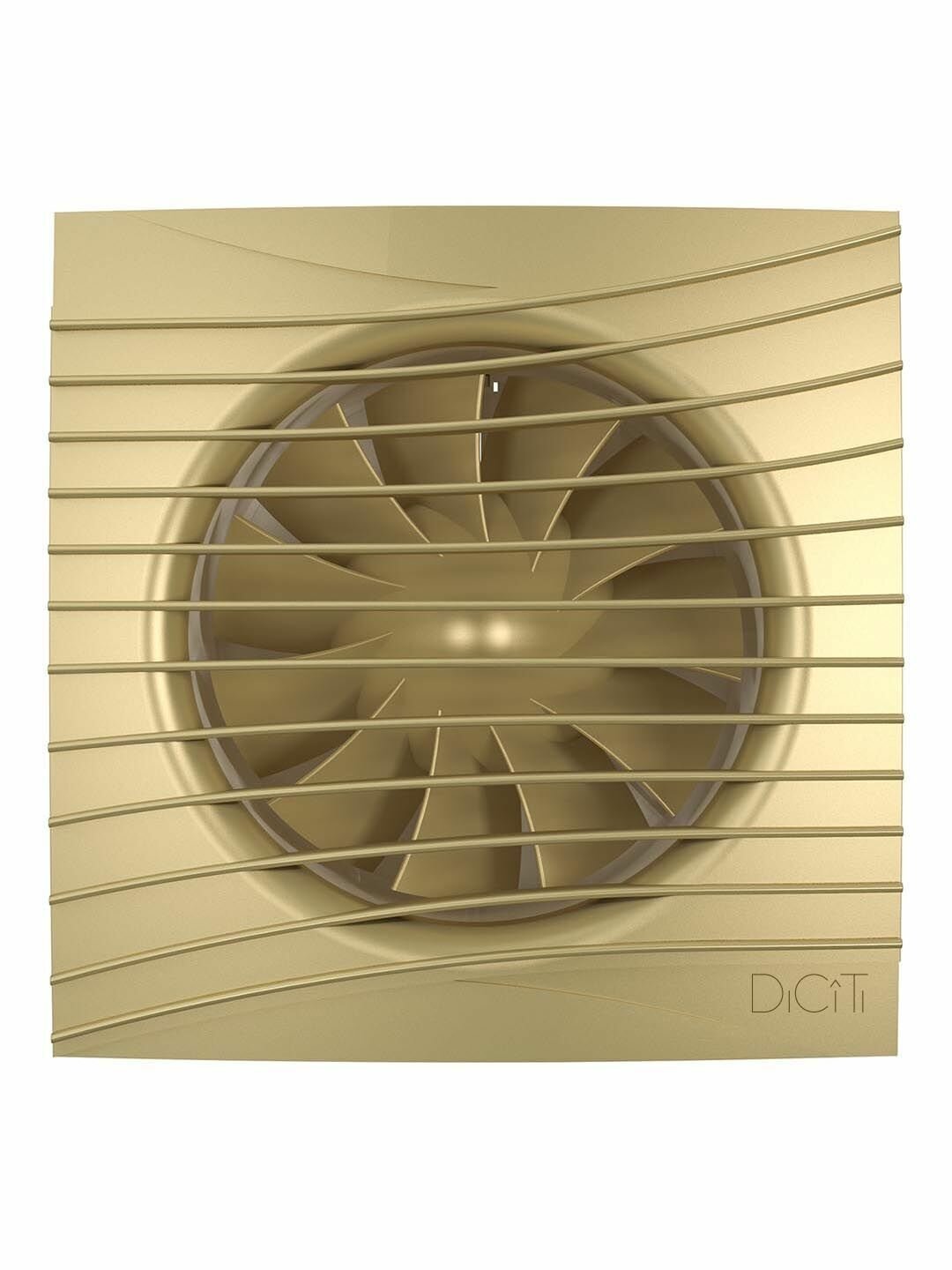 Вентилятор накладной SILENT D125 обр. клапан Champagne DICITI