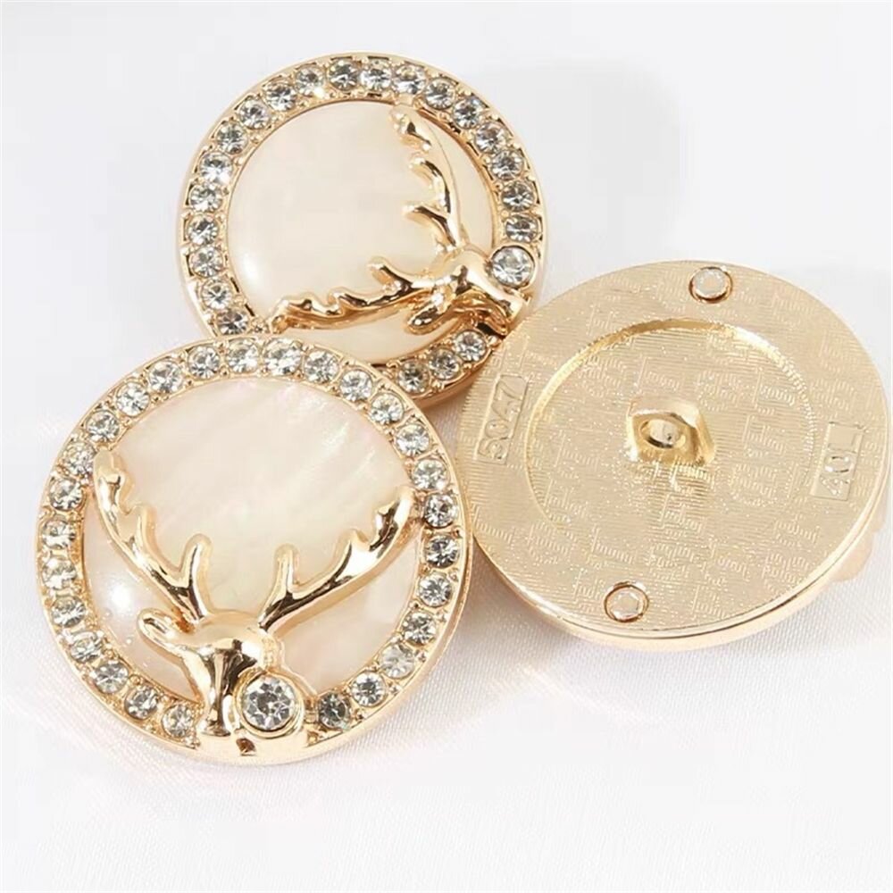 Набор 10 металлических пуговиц 18 мм для женской одежды — замена и декор блузок, жакетов и аксессуаров гардероба