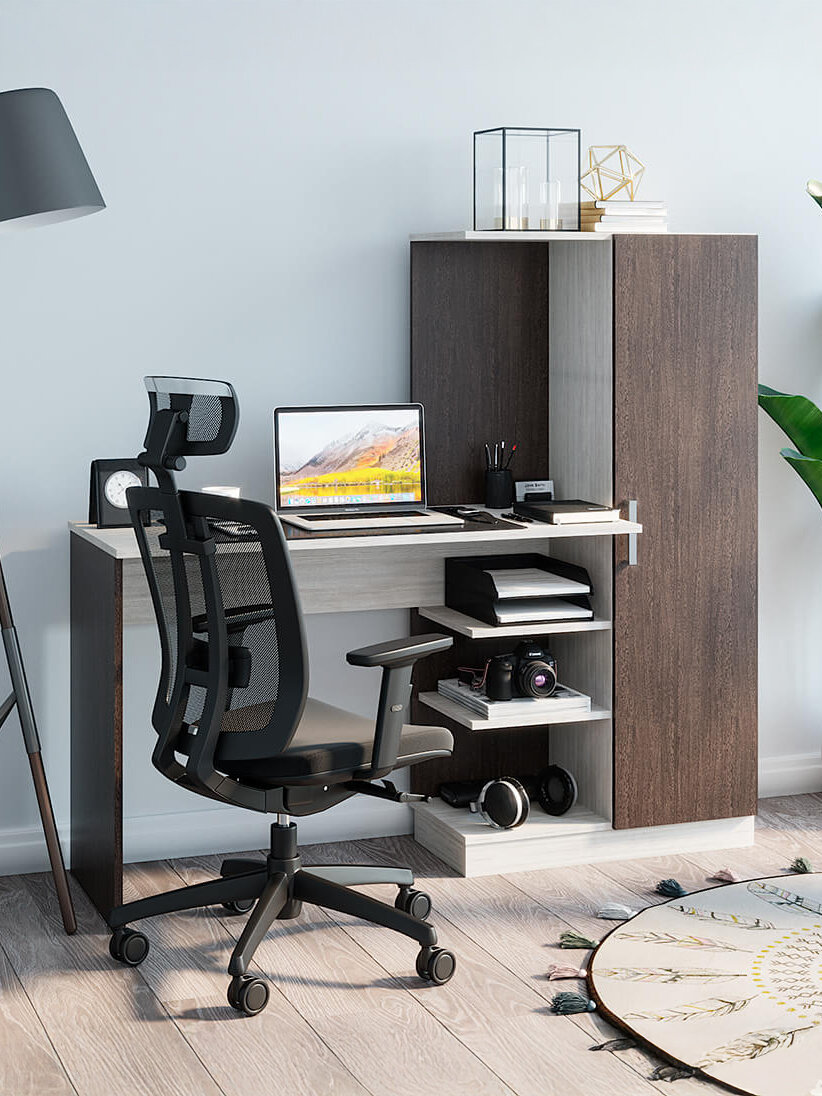 ARNIKA Стол компьютерный Бейсик венге/лоредо