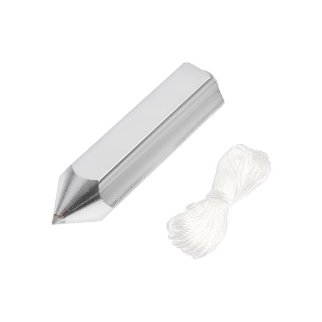 Отвес цилиндрический тундра, шнур 5 метров, вес 200 г, 1 шт.