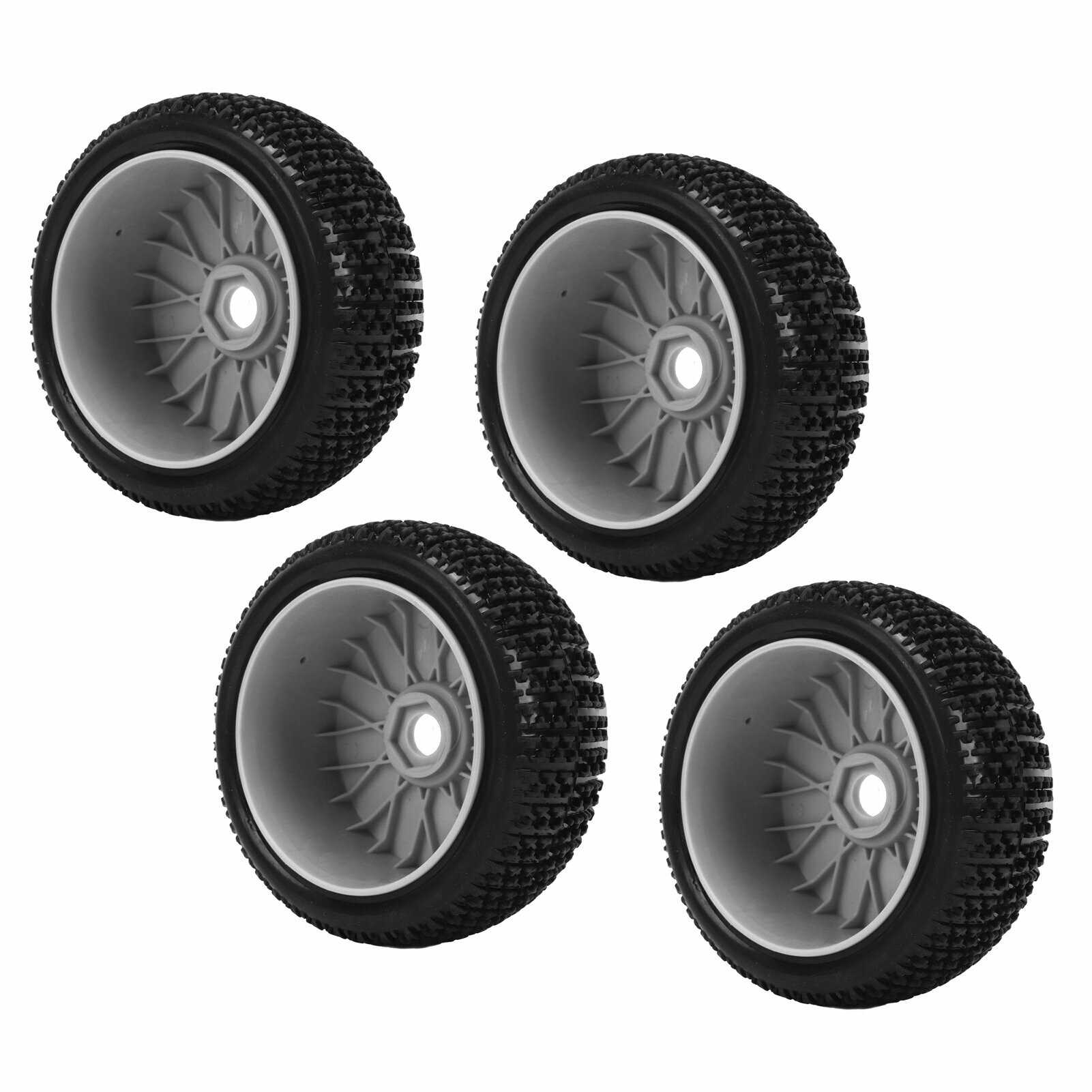 4шт 1/8 RC грузовик шины резиновые колеса шины аксессуар замена для HPI RC внедорожник белый