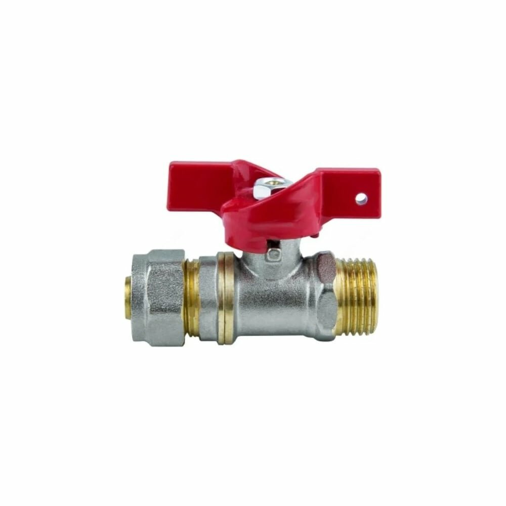 Обжимной кран шаровой для металлопластиковых труб Millennium KBMC1216