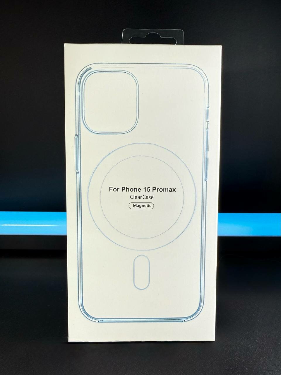 Чехол Clear Case магнитный для 15 Pro Max прозрачный с анимацией NFC