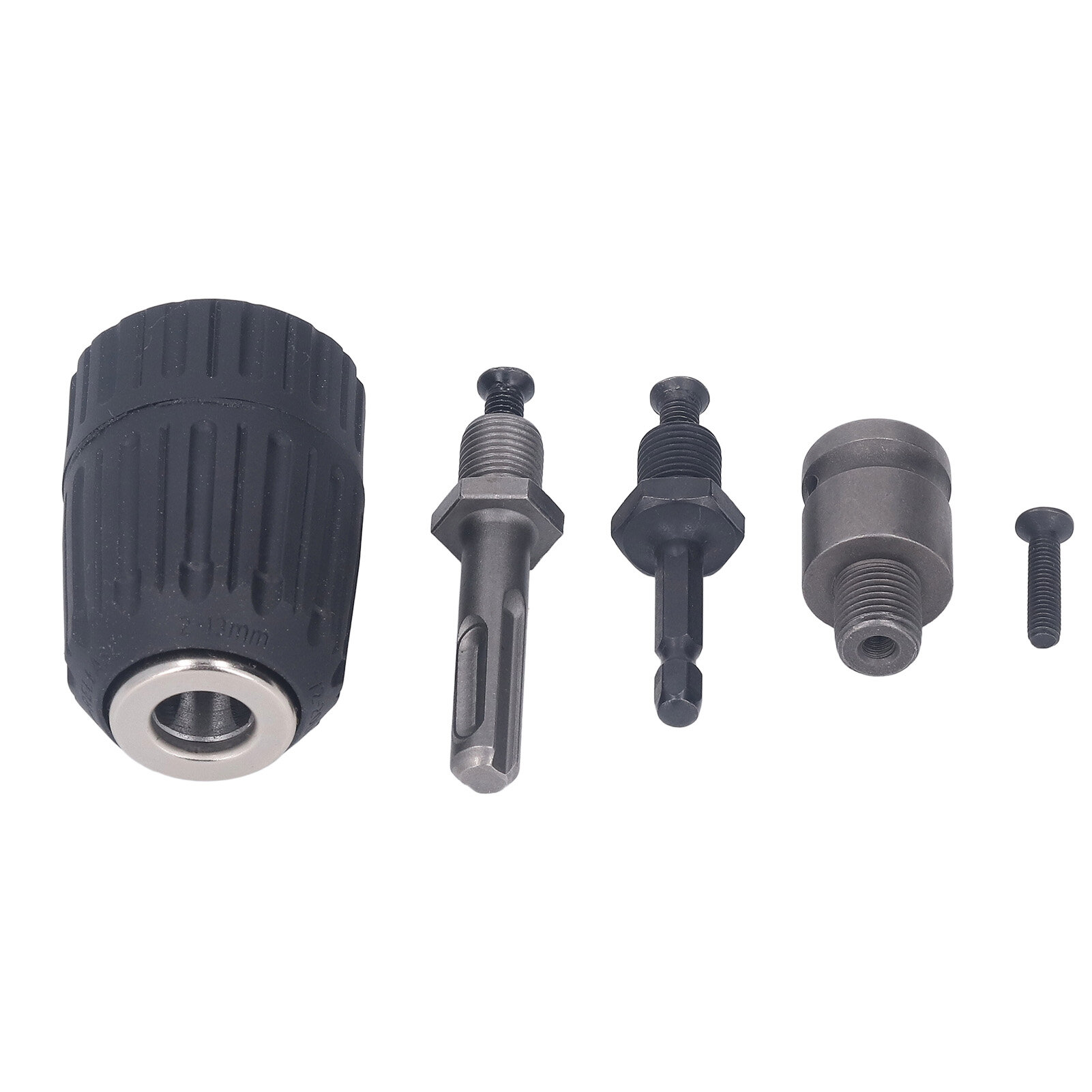 Ручной сверлильный патрон 2-13мм, ABS/сталь, с адаптерами