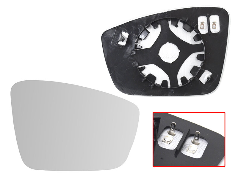 Зеркальный элемент правый для Фольксваген Поло седан 2010-2015 год выпуска (Volkswagen Polo седан) SAT ST-SDR1-940G-1