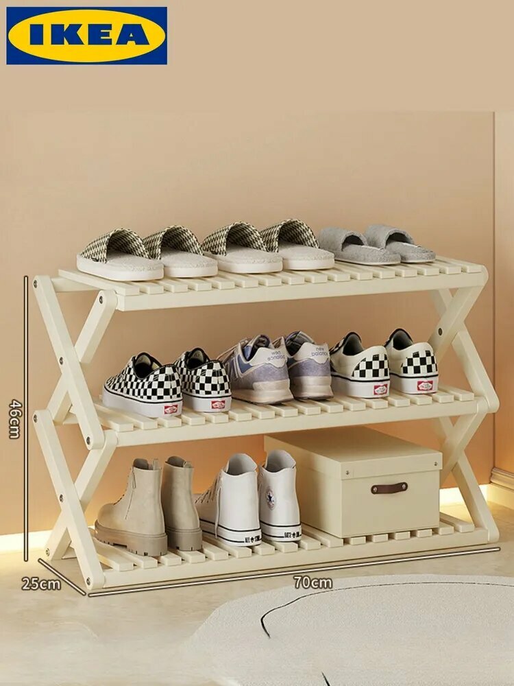 IKEA Обувница, Массив дерева, 70х25х46 см