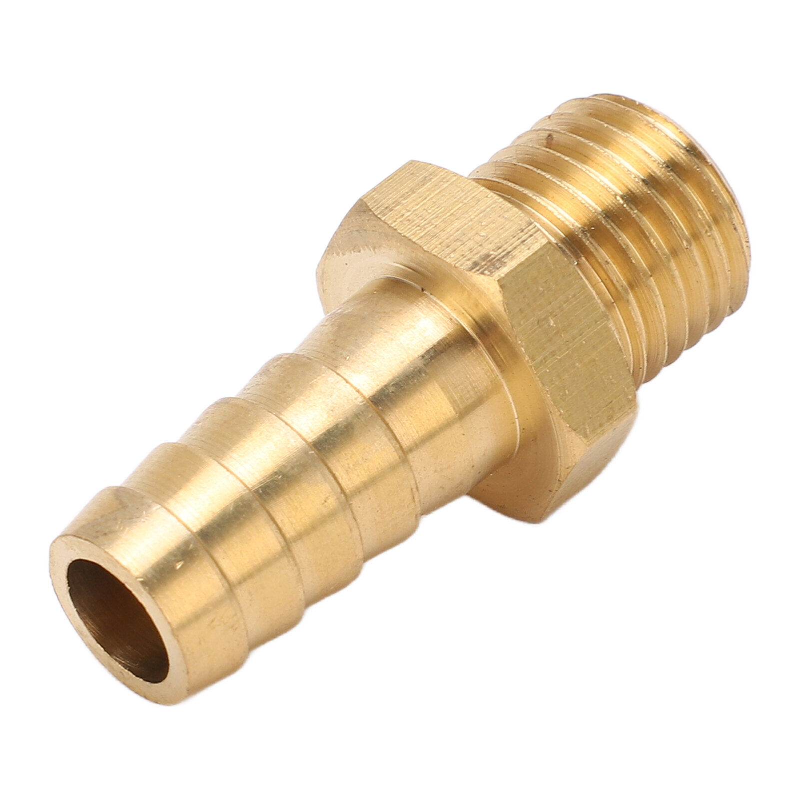 Латунный соединитель с зазубринами, прямой фитинг для шланга, топливопровода, газовой трубки, 7/16 дюйма, M14x1.5