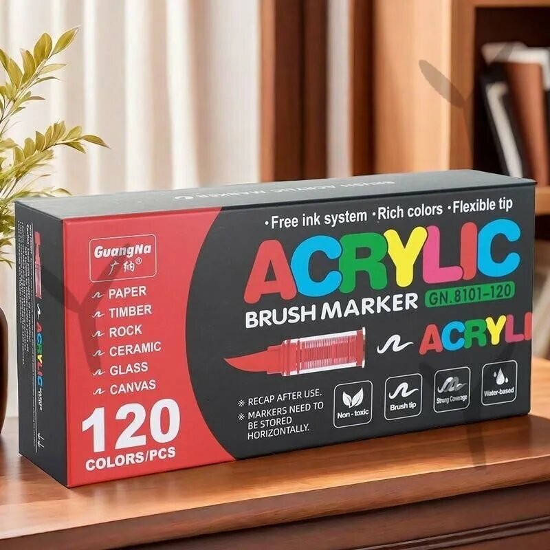 Маркер Акриловый, толщина: 2 мм, 120 шт.