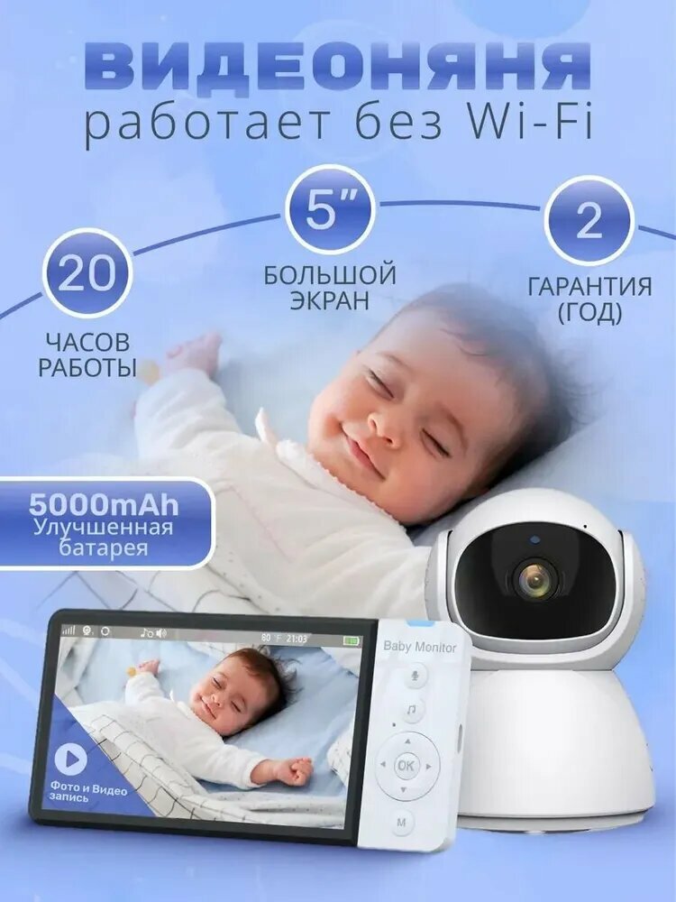 Видеоняня mijia Baby Monitor Camera 2,4G BMC570