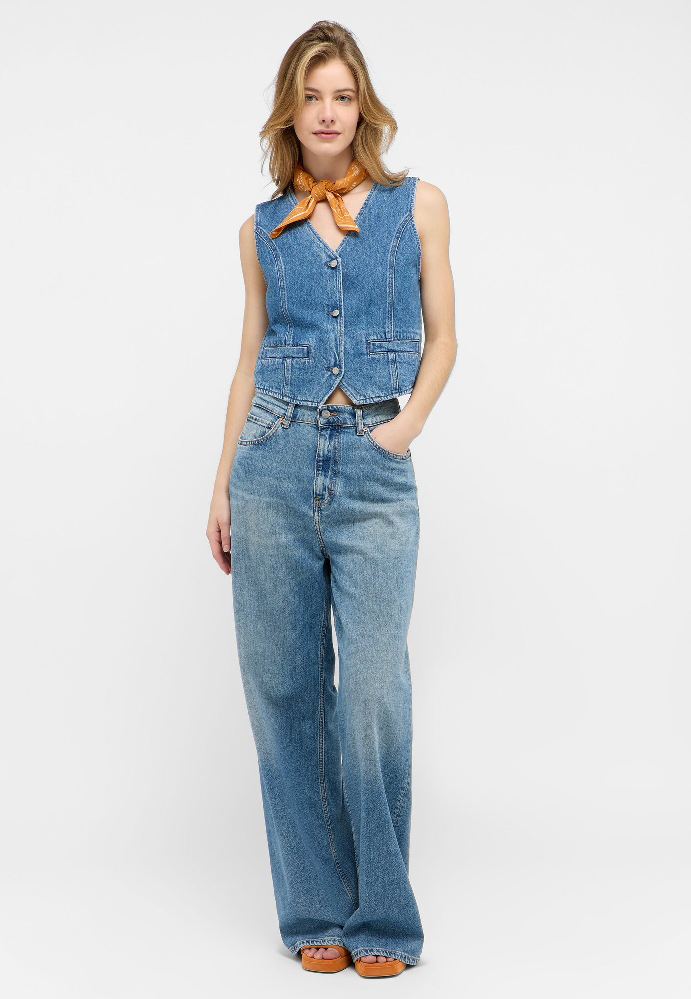 Джинсы широкие Luise Wide 