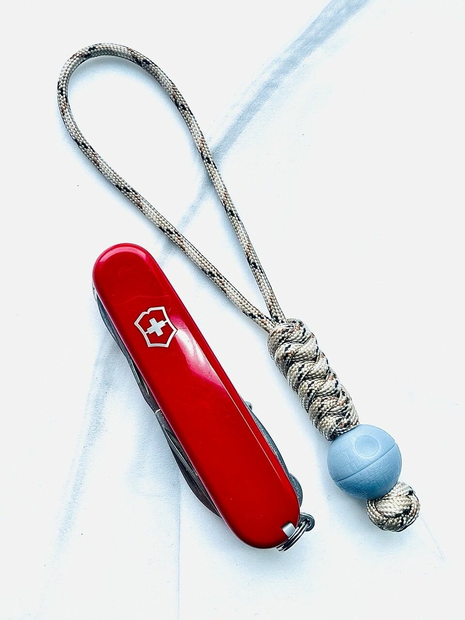 Темляк брелок для ножа "Звезда Смерти"