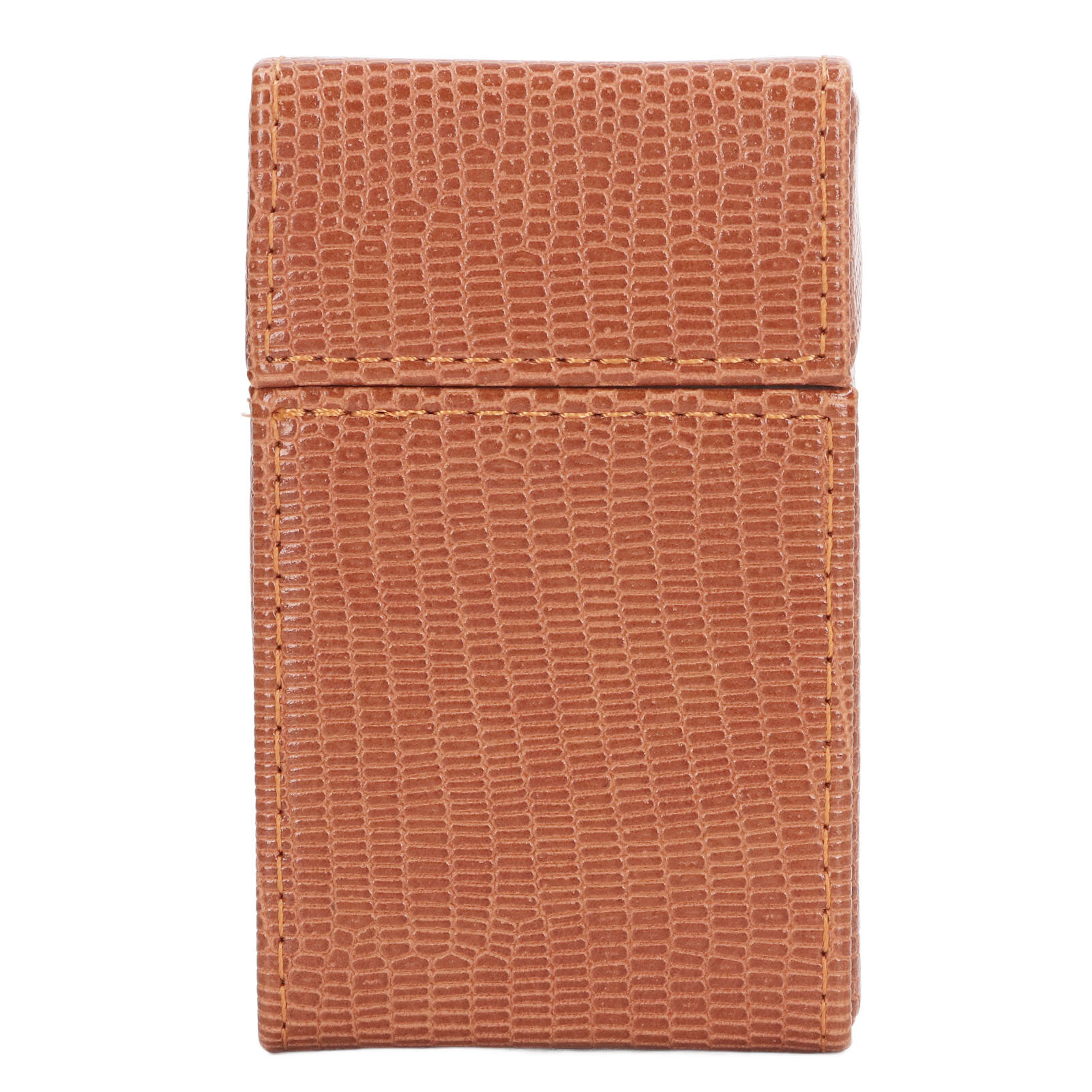 Держатель для коробки для сигарет, дизайн ящерицы, коробка для сигарет из искусственной кожи, чехол для хранения для женщин и мужчин, абрикос