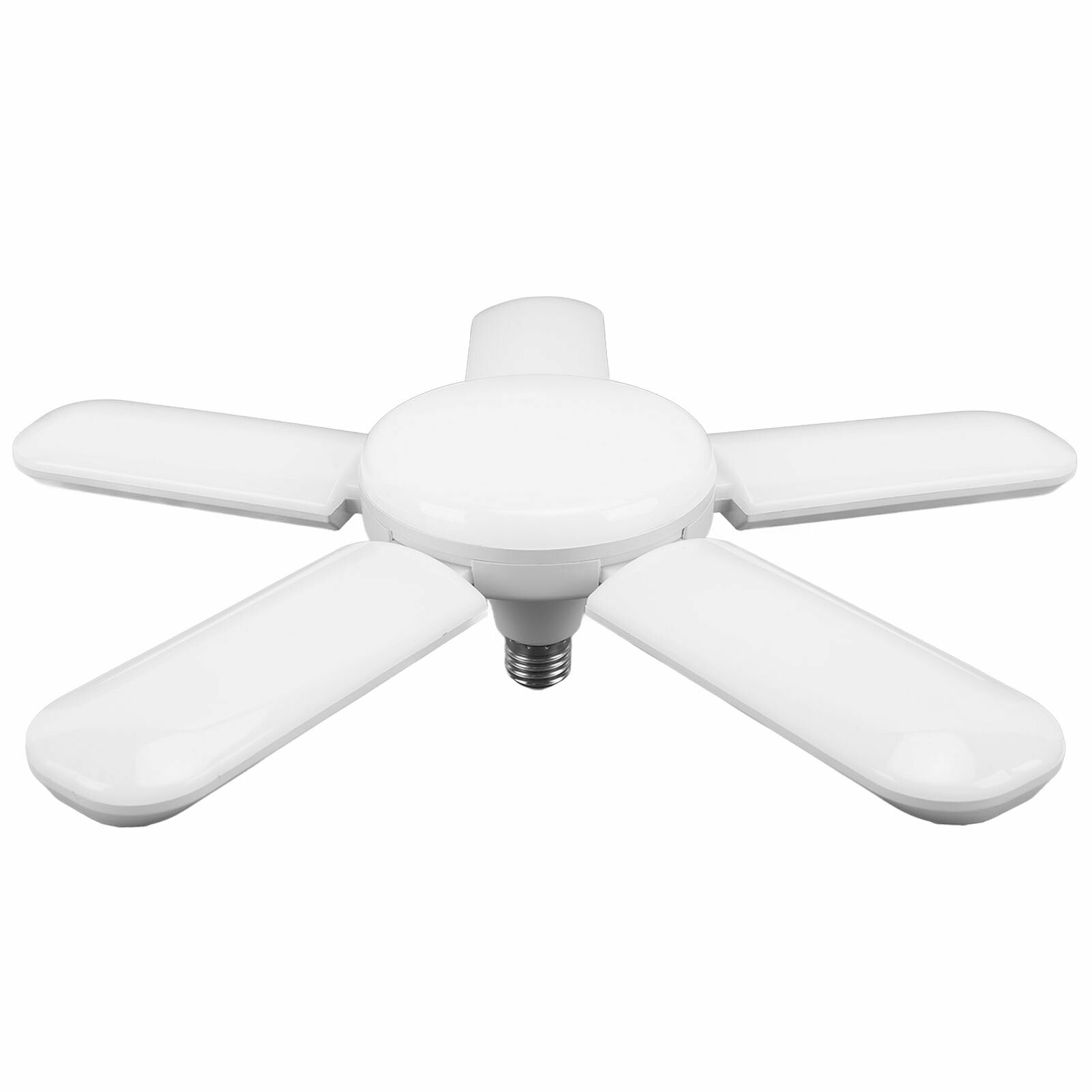 Светодиодная лампа для гаража 100 Вт, потолочные светильники, 5 регулируемых панелей, 8000 лм, цоколь E26 E27, цветовая температура 6500K (дневной свет), напряжение 85-265 В.