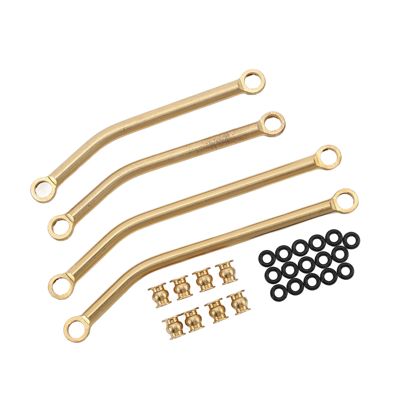 Набор звеньев шасси из латуни с нижним звеном Rc, износостойкий, с высоким зазором, для деталей модернизации гусеничного гусеничного автомобиля