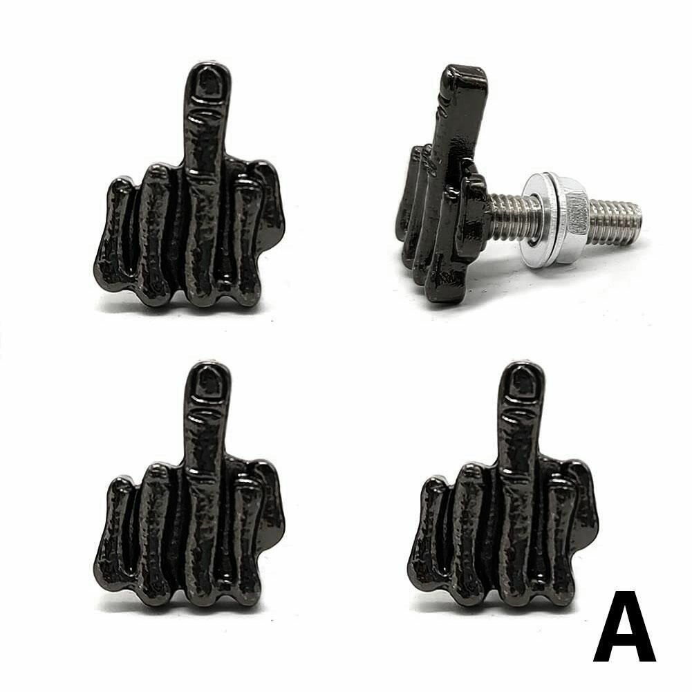 Крутые болты с 3D-дизайном из блестящего цинкового сплава