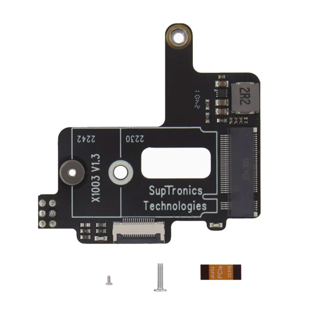 Плата X1003 PCIe M.2 NVMe SSD-адаптеров рассчитана на 5