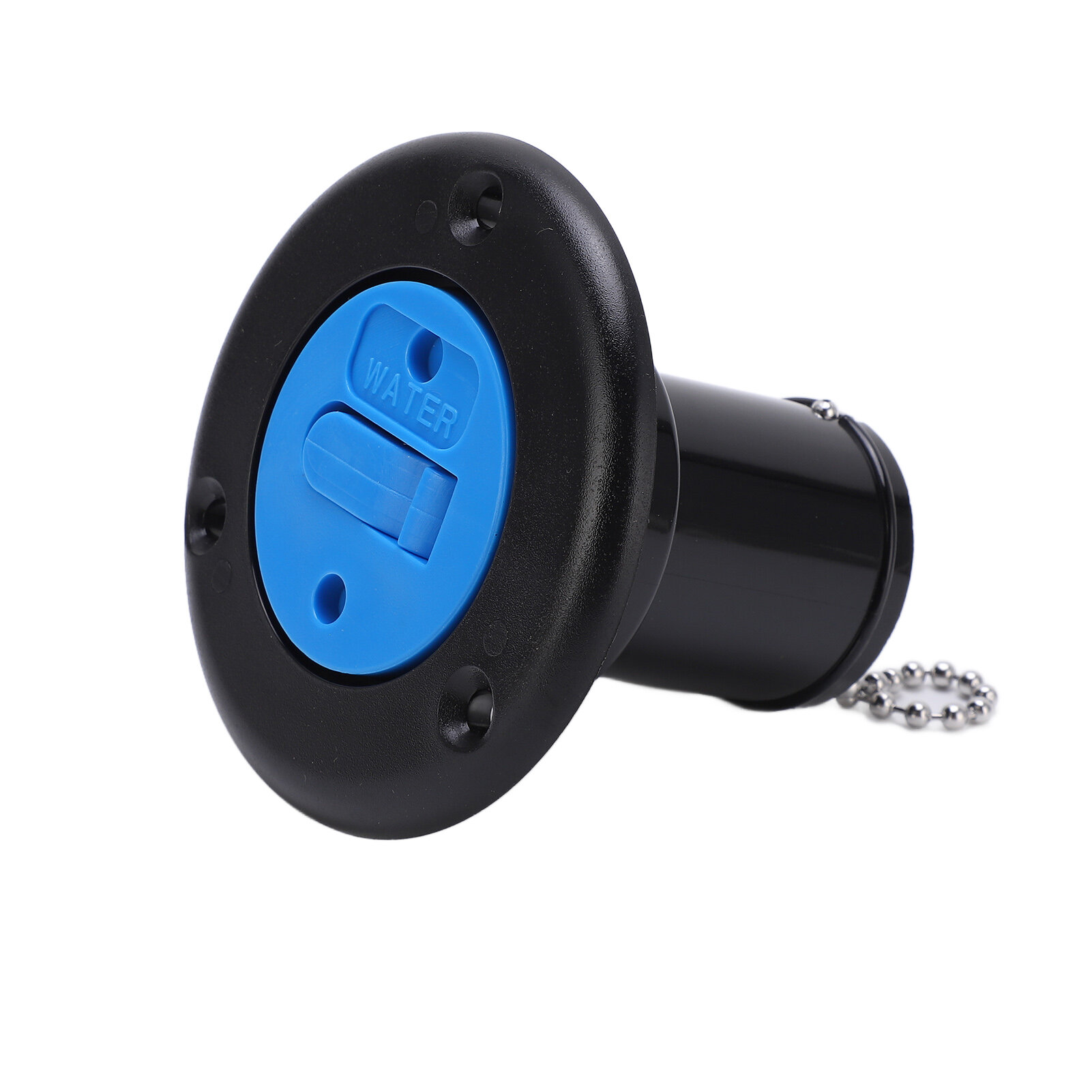 Заливная горловина для лодок, яхтенные фитинги, крышка палубного люка из АБС-пластика, заливной люк для морских судов RVABS, черная.