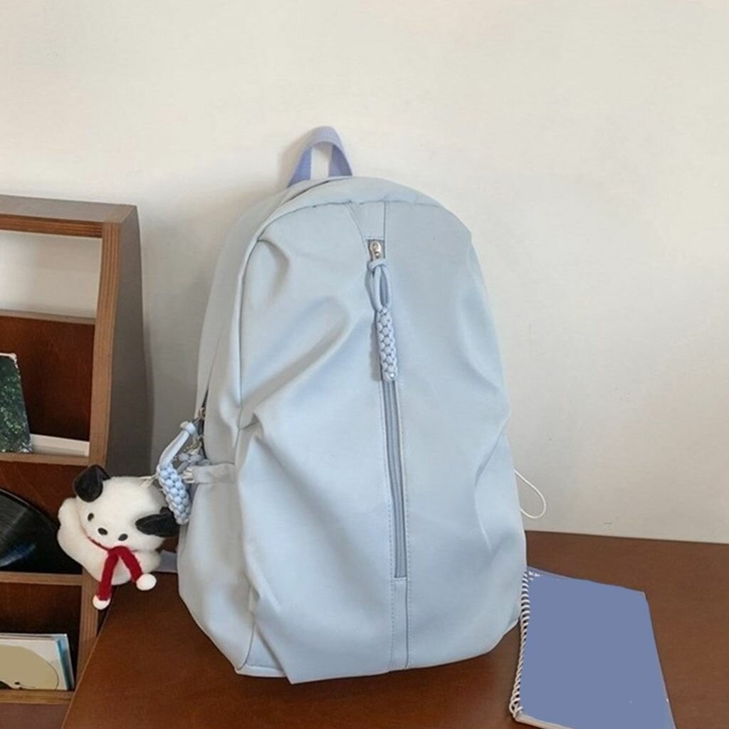 Повседневный рюкзак в американском стиле Харадзюку-Синий-Большой