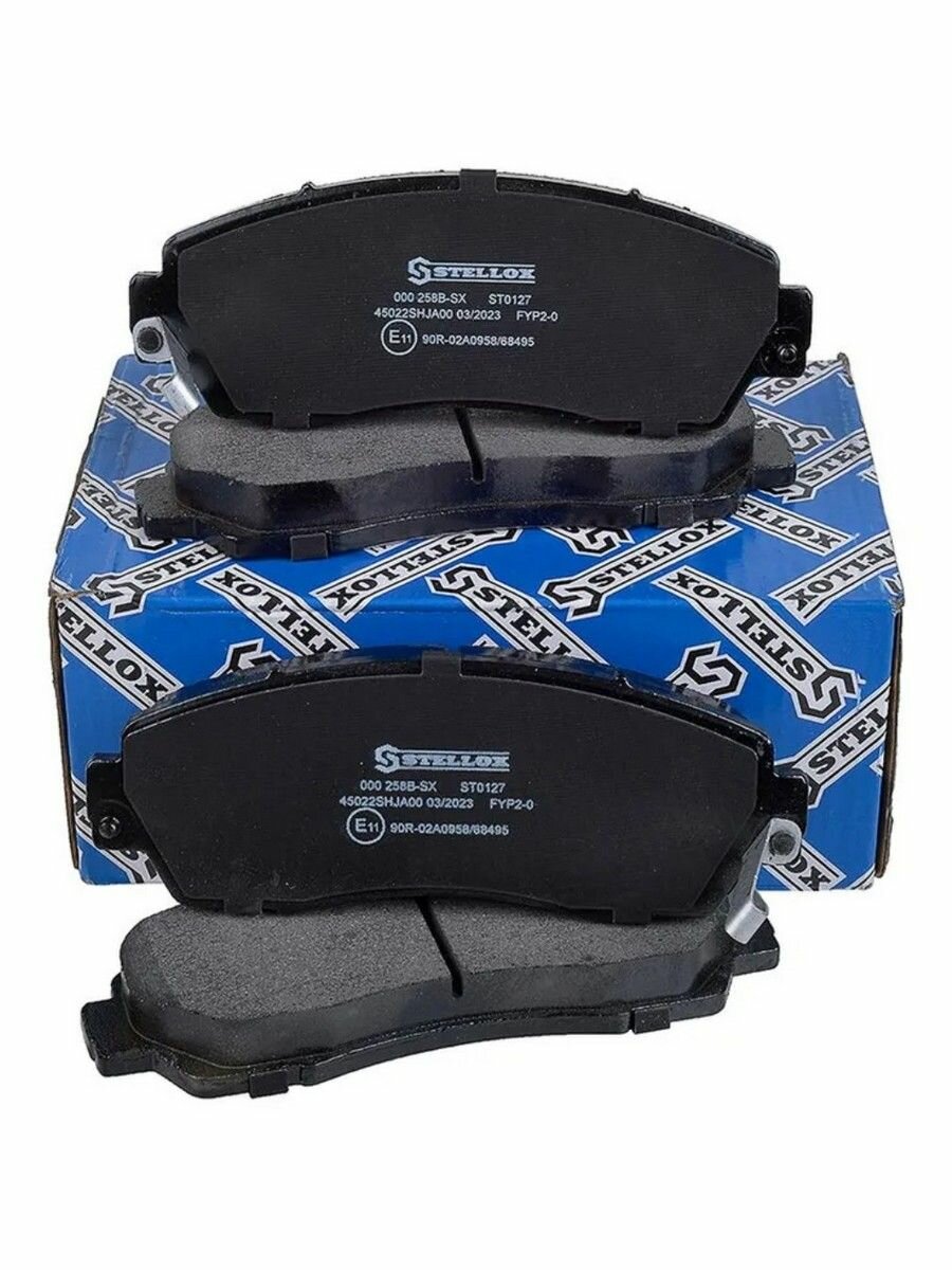 Колодки тормозные дисковые передние для а/м HONDA CR-V, Crosstour; GREAT WALL Hover, Stellox 000258BSX
