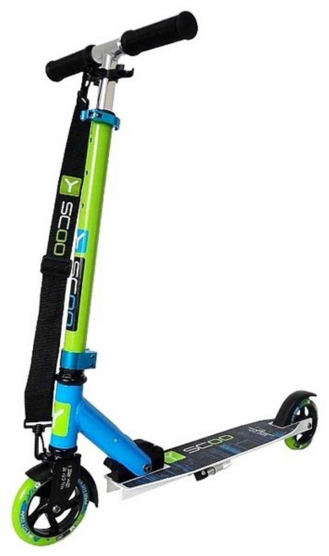 Детский 2-х колесный самокат Y-scoo RT "Сity 125" - Montreal Kiwi