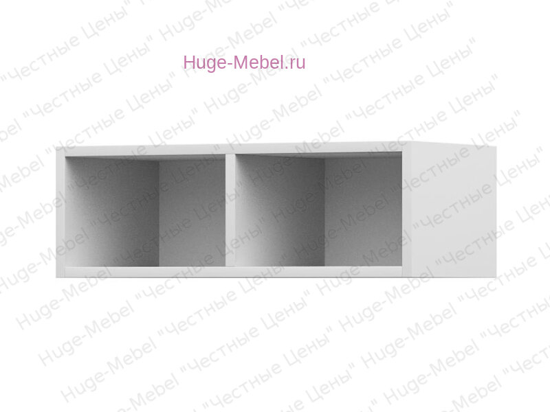 Открытый кухонный верхний шкаф 600 (белый)