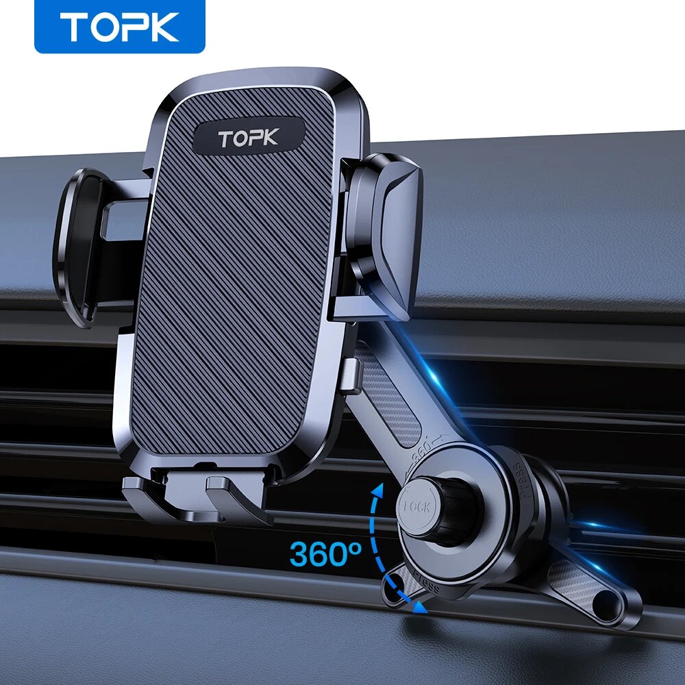 Универсальный Автомобильный Держатель Для Телефона TOPK С Отверстием Для Вентиляции
