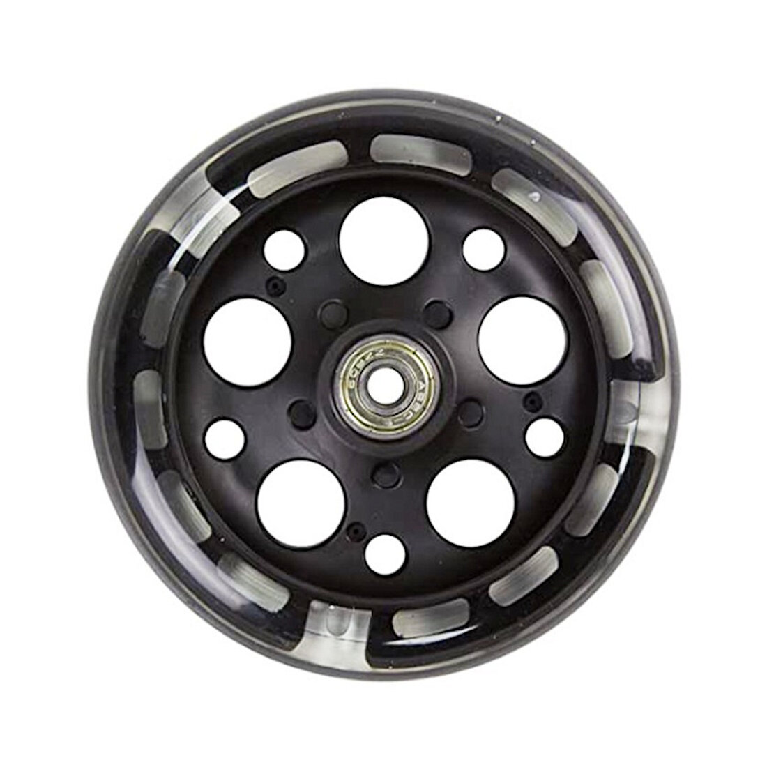 Светящееся колёсо для самоката Megarion "Zycom 125 мм" - Black/Clear