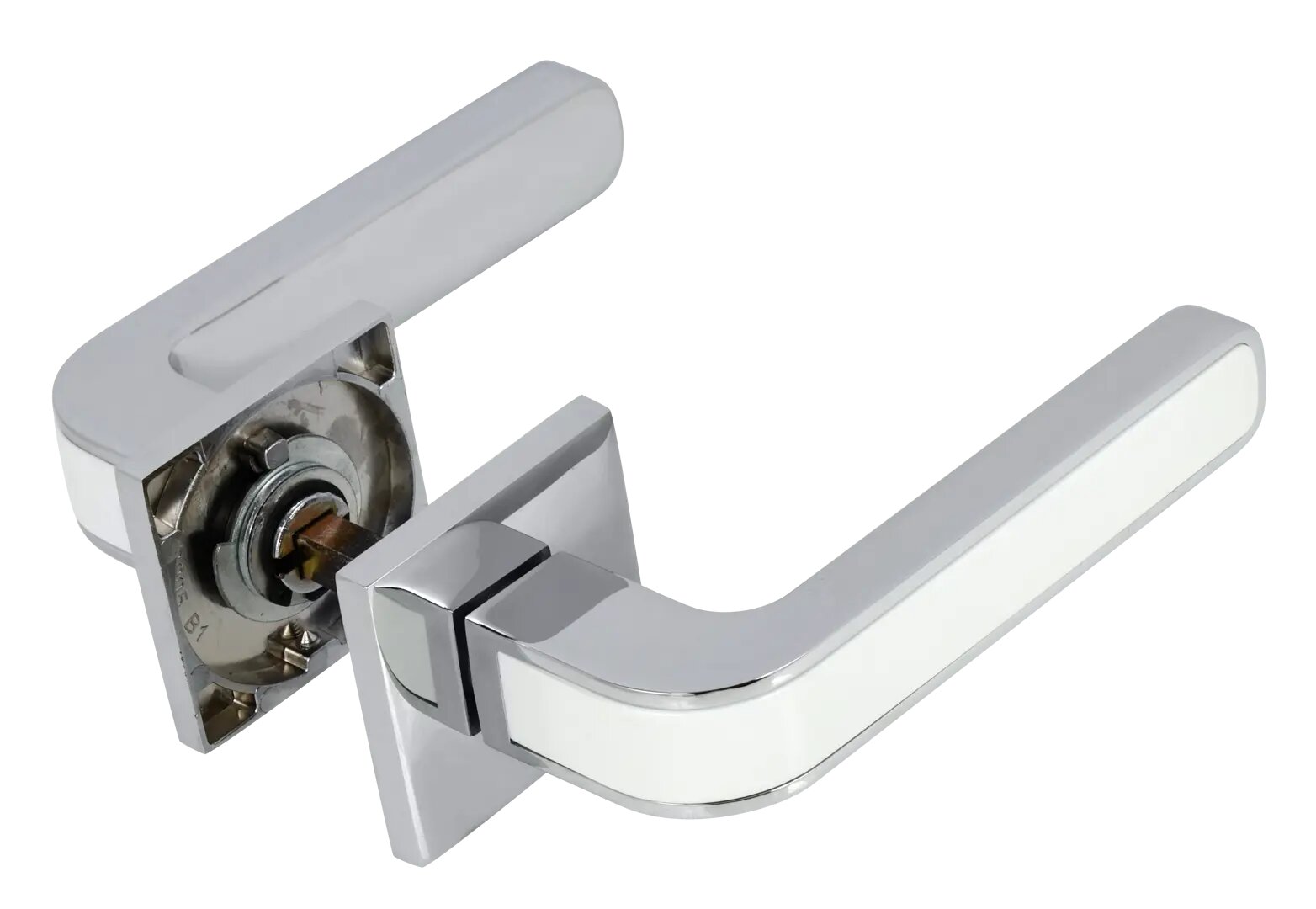 Дверные ручки Edson EDS-166B-Q2, цвет хром