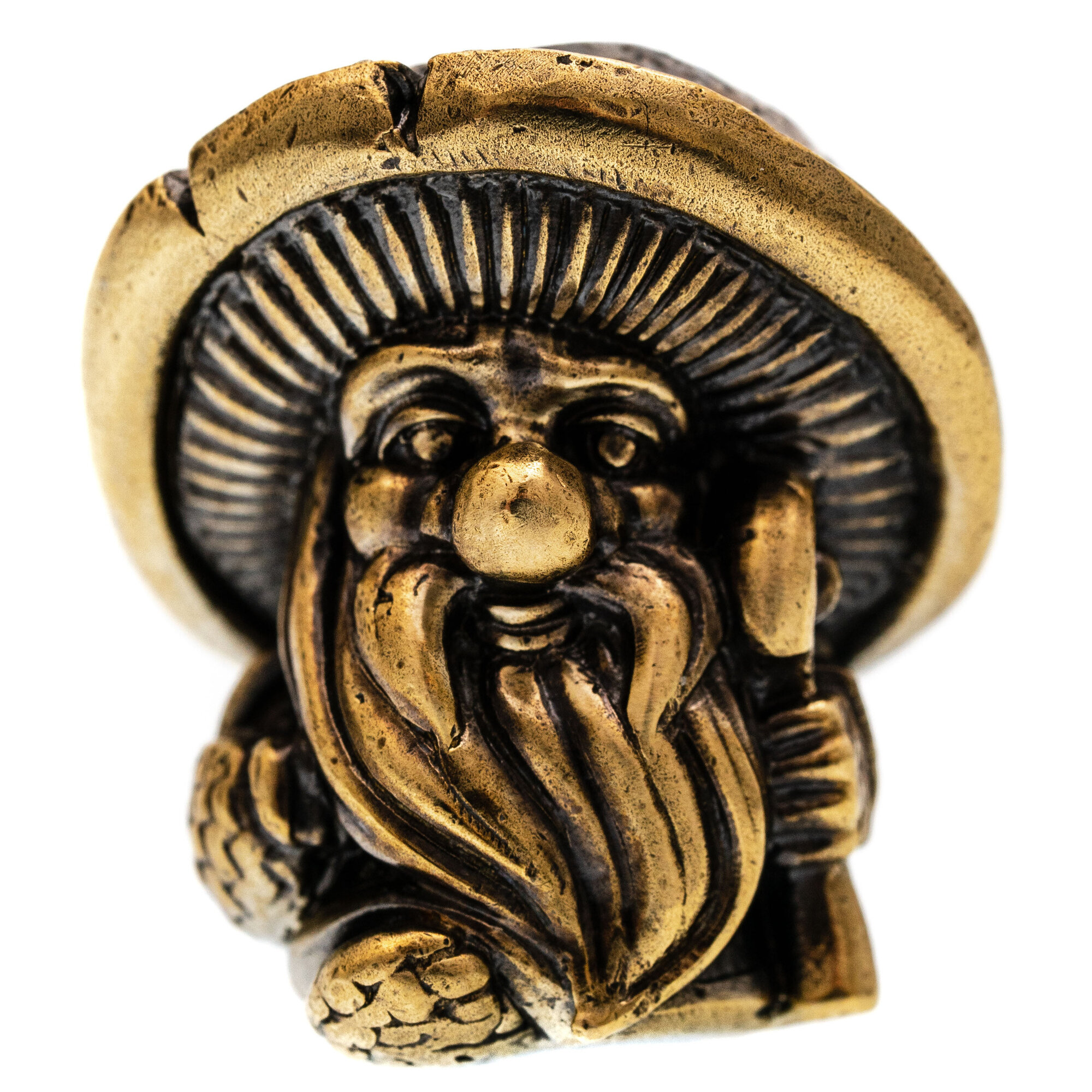 Бусина для темляка Дух Леса, латунь