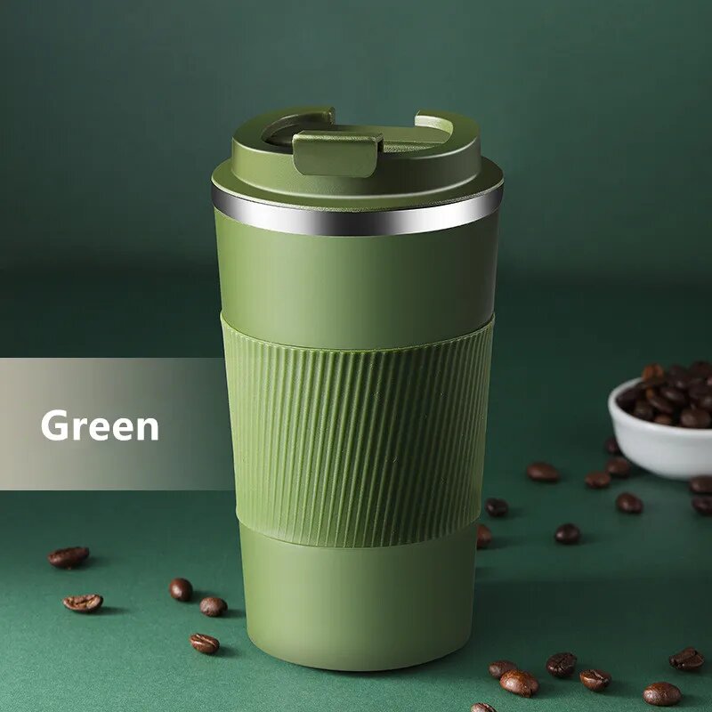 CPLIFE Термос для кофе из нержавеющей стали 380/510 мл Зеленый, 510ml, green