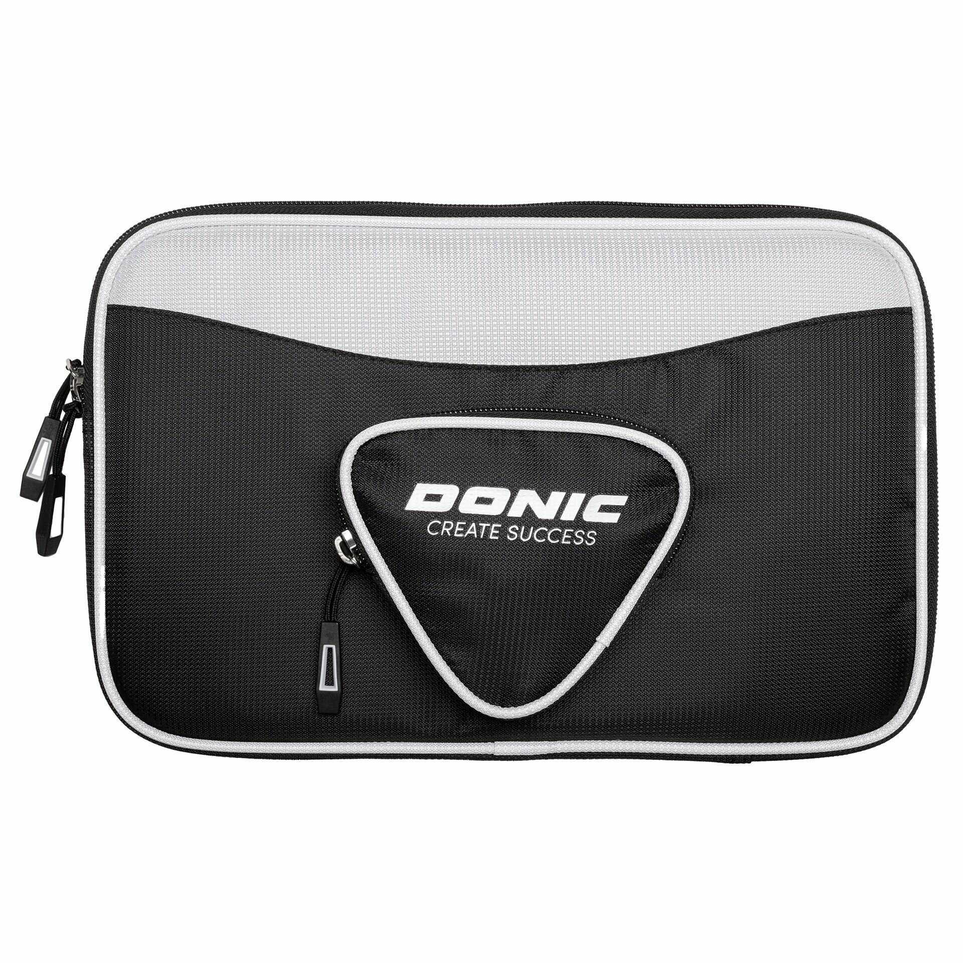 Чехол для ракетки настольного тенниса двойной DONIC Rooster, черный