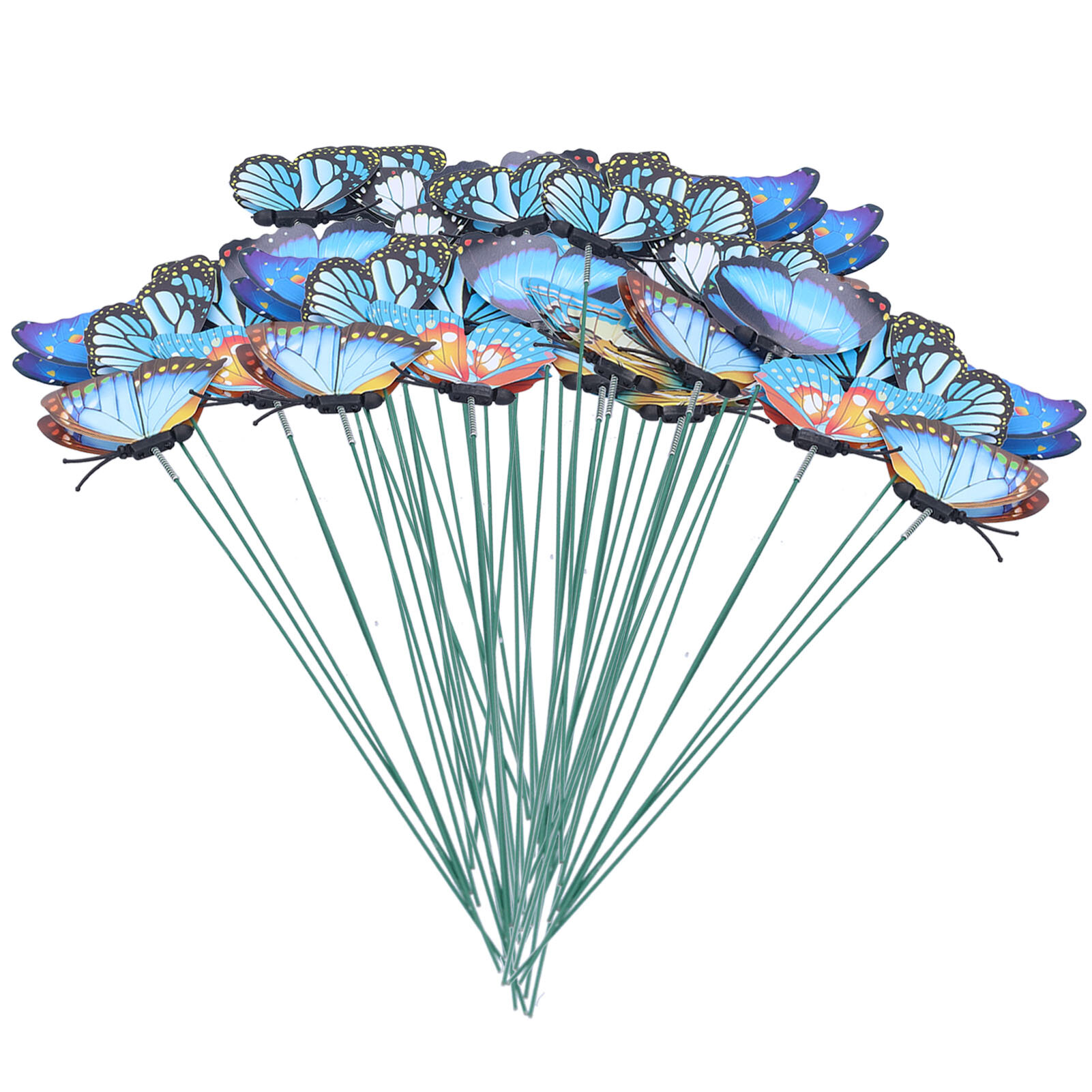 50 шт -симуляции бабочки ставки на дом украшение на открытом воздухе цветочный горшок для двора