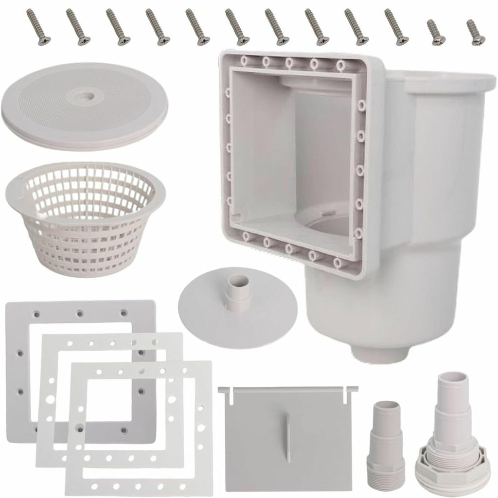 Скиммер для наземного бассейна, ABS-корпус, универсальное крепление, лёгкая установка, надёжная очистка воды от мусора, подходит для больших и малых чаш