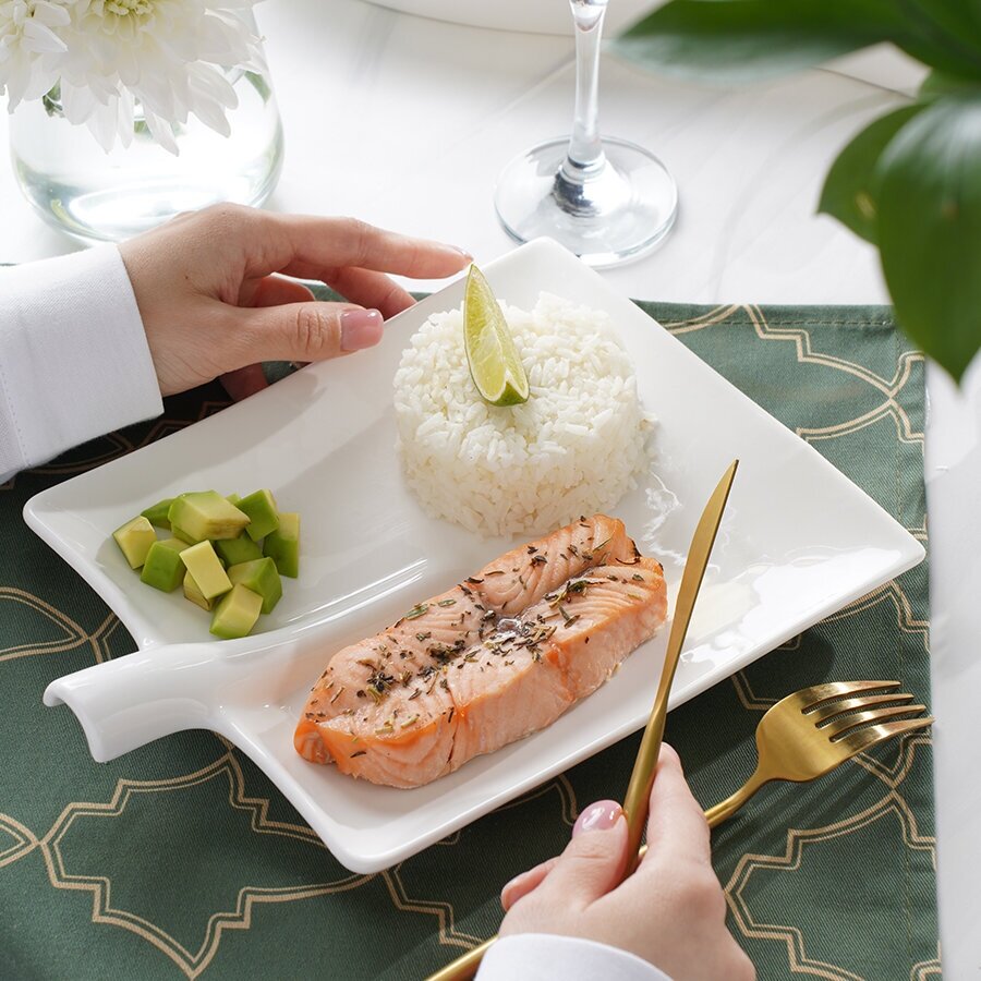 Блюдо сервировочное для подачи Magistro «Лопатка» фарфор 24,5×18 см