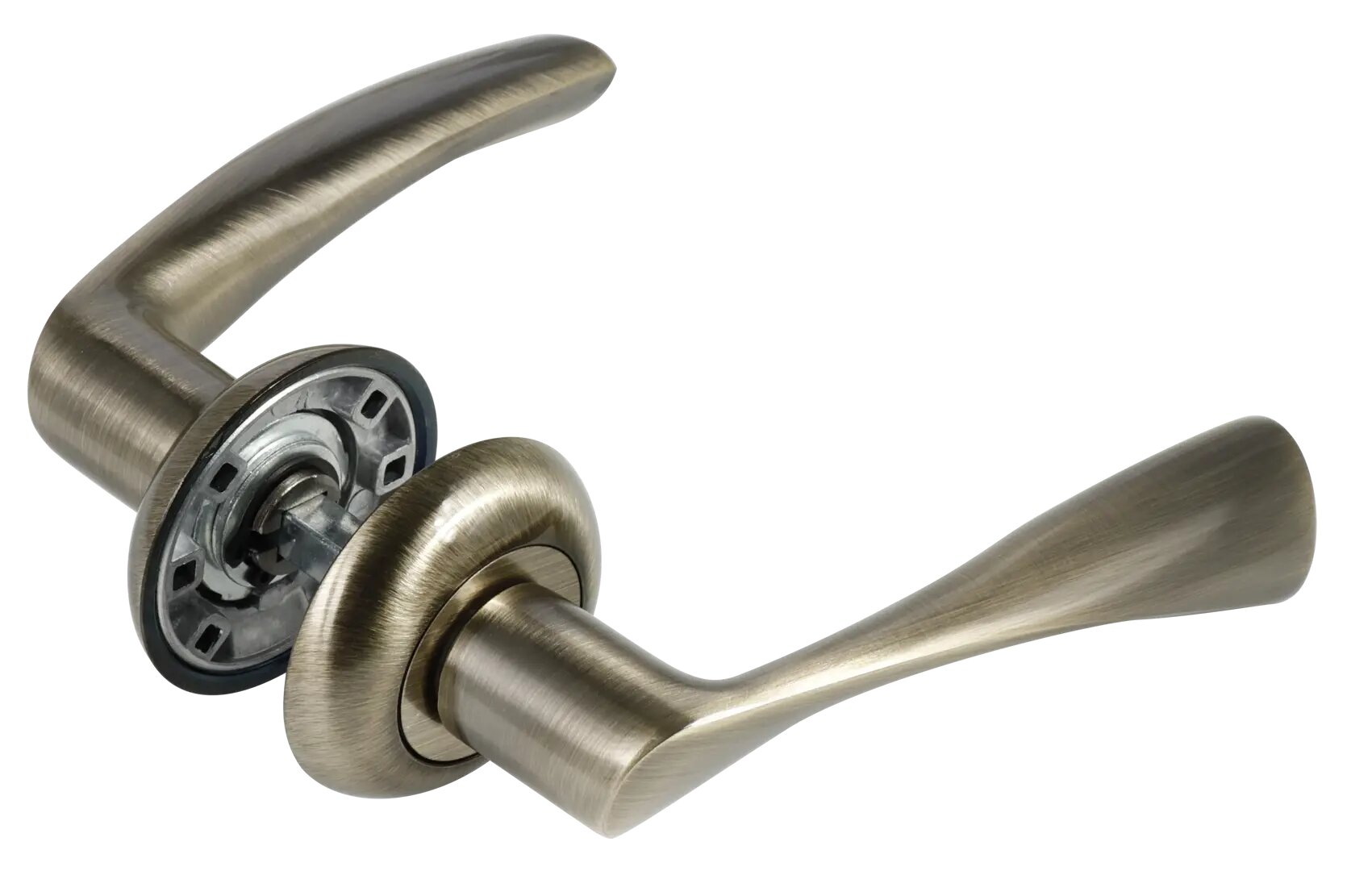 Дверная ручка Edson EDS-14-Z01 без запирания алюминий гальваническое покрытие цвет бронза