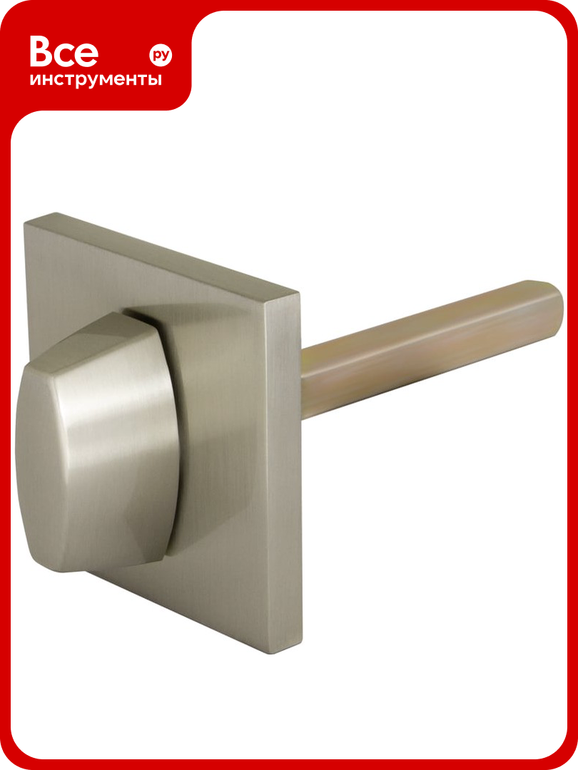 Поворотная ручка ARMADILLO BKW8/USS SN-3 матовый никель, квадратное основание, цинк‑алюминиевый сплав, коллекция