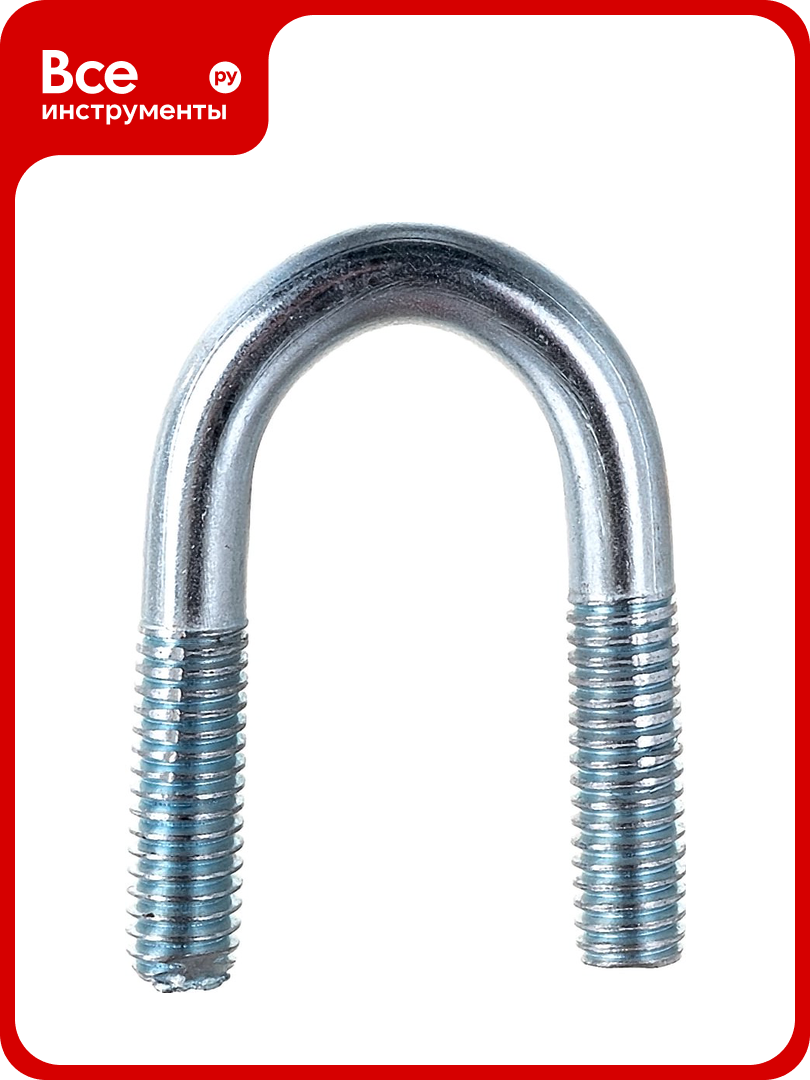 Оцинкованный U-образный болт Gigant оцинк 1/2", 15-21 мм, М6, 10 шт. G/1/57