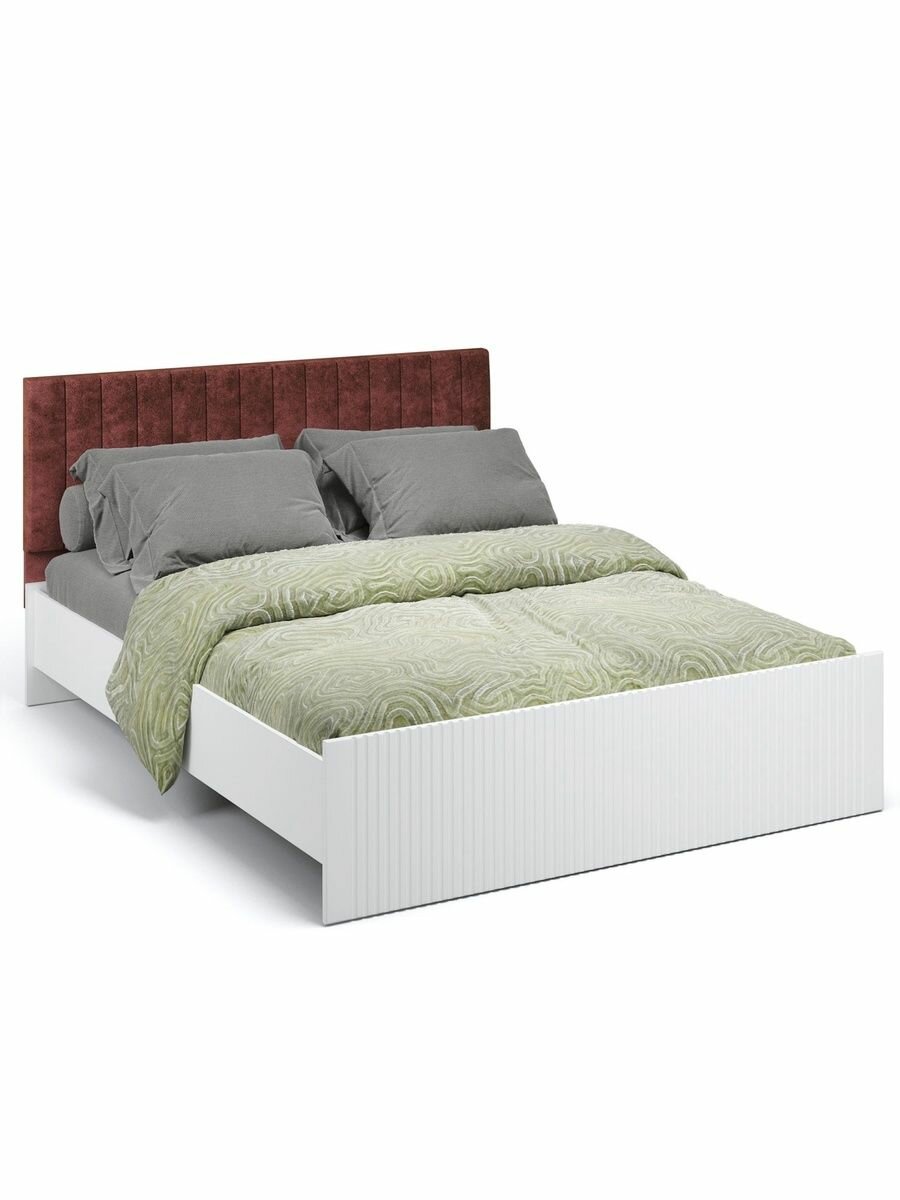 Кровать Миа МИ 160 без ламелей белый