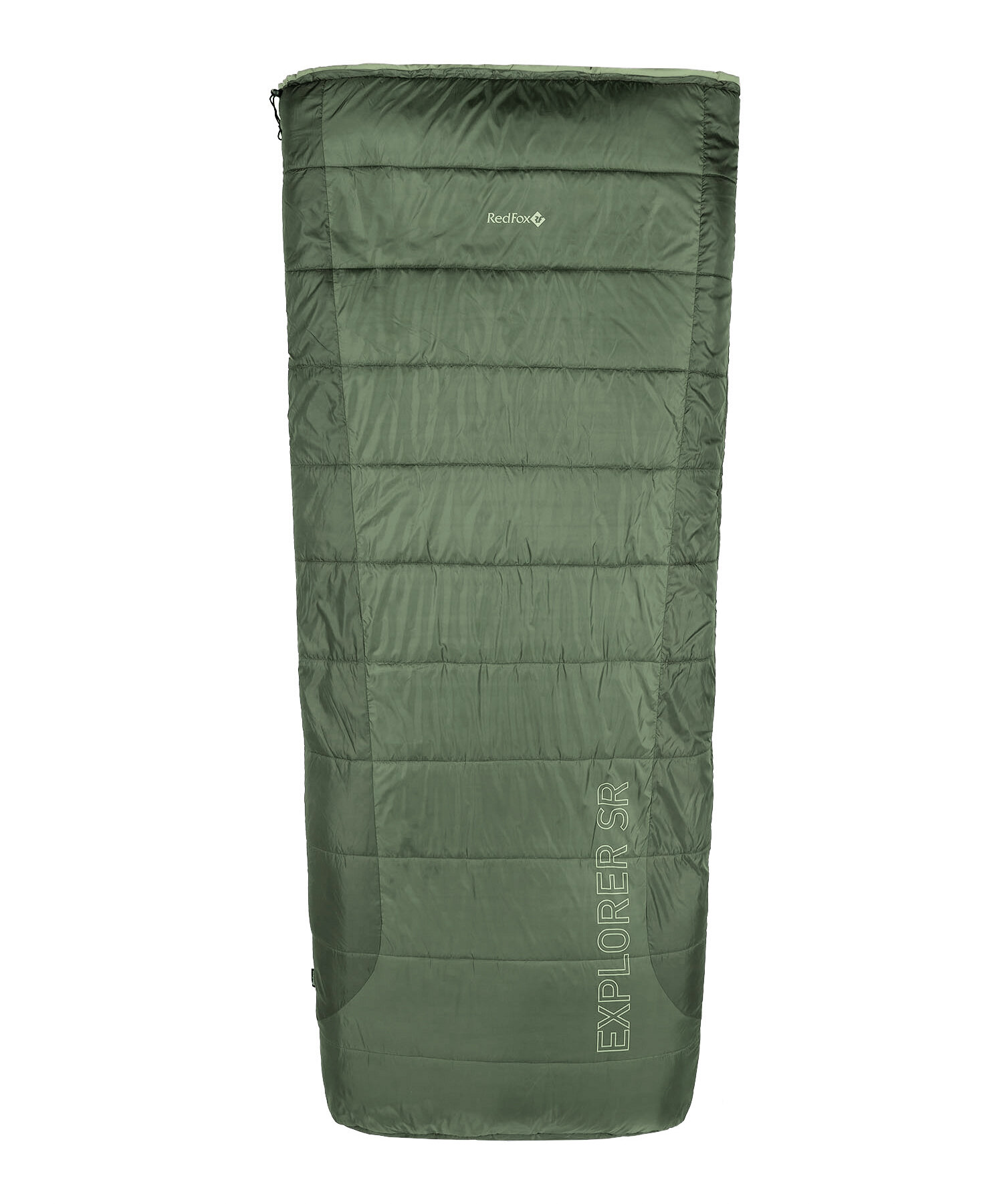 Спальный мешок RedFox Explorer SR (Regular, олива/эвкалипт) правый