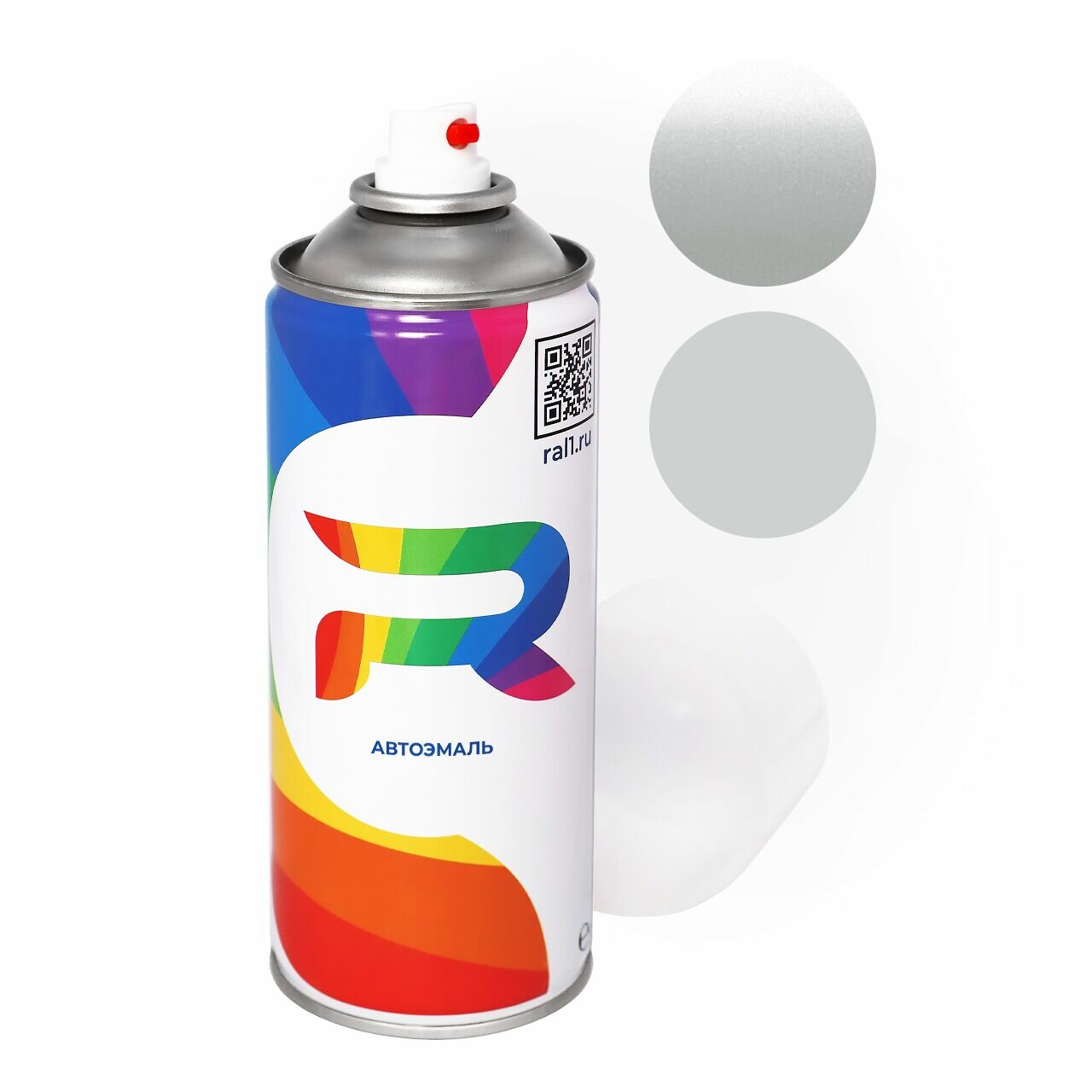 Автоэмаль аэрозольная Ford MC, OE, DD, JB, OB, PNZJB, FO, MH, 4THS, 6H, OA, ZJNCWWA, 58, 6C, OD, OF, OJ, ZJNC - Moondust Silver (Базовая краска, Двухслойный металлик, Серый) баллон 520 мл.