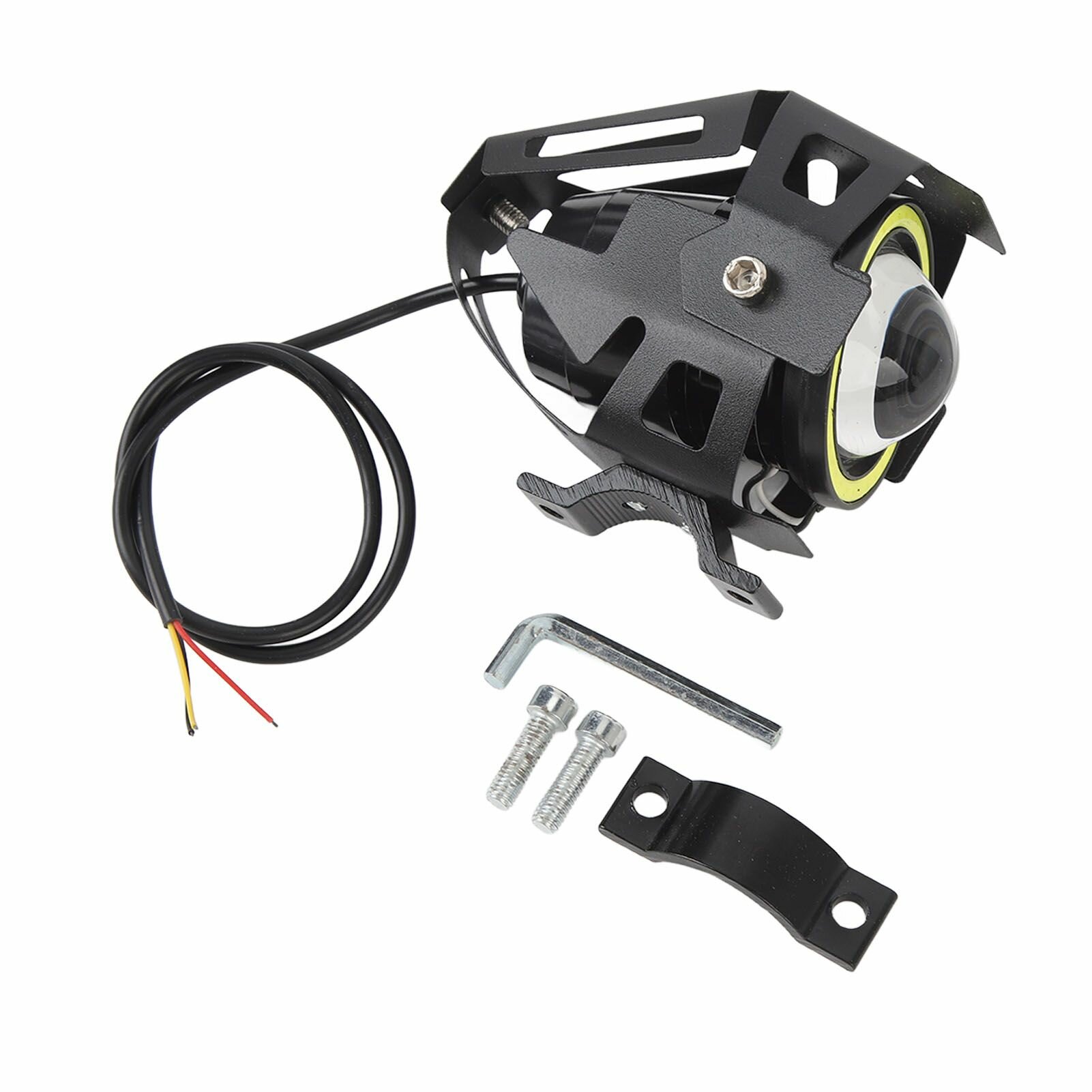 Алюминиевые LED точечные фары с белым кольцом